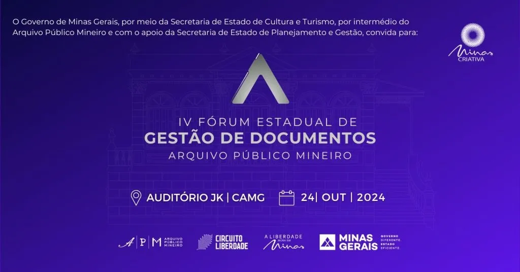 Governo realiza o 4º Fórum Estadual de Gestão de Documentos | MG.GOV.BR ...